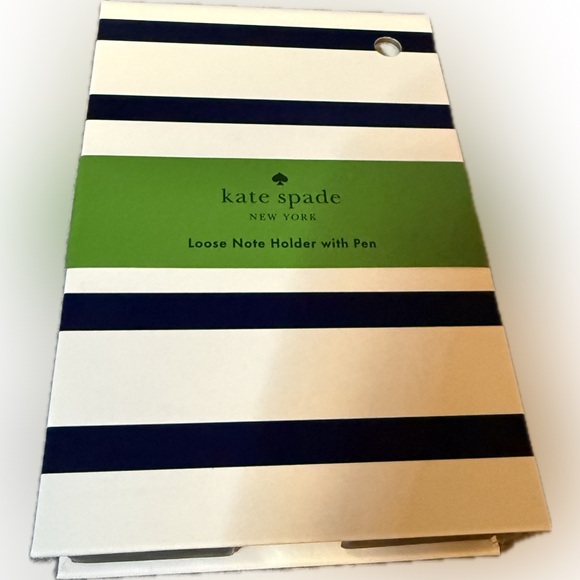 kate spade | Office | Kate Spadenavy White Breton Stripe Loose Note ...